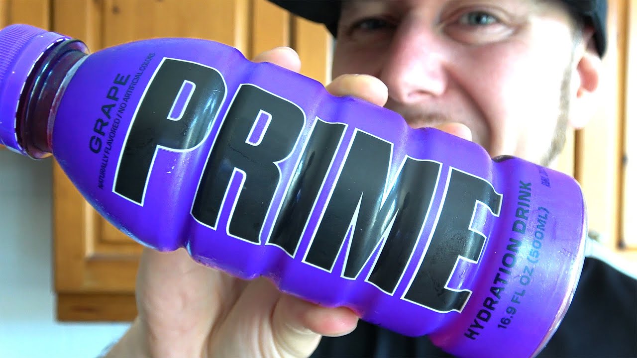 KSI PRIME GRAPE FLAVOR DRINK IS THE BEST Taste Test Review - YouTube