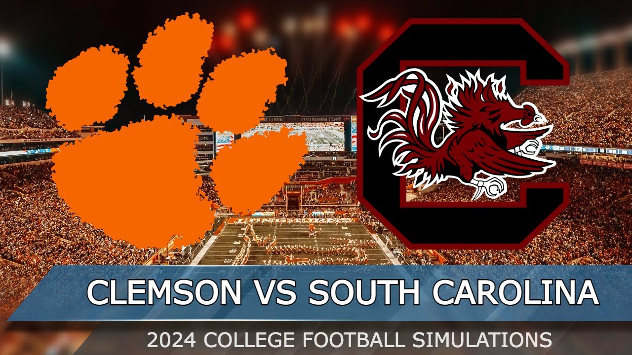 Clemson vs South Carolina - NCAA Football 11/30/24 Full Game Highlights ...