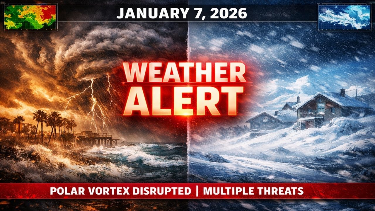 WEATHER ALERT: Polar Vortex Collapse! Catastrophic Blizzards &Severe ...