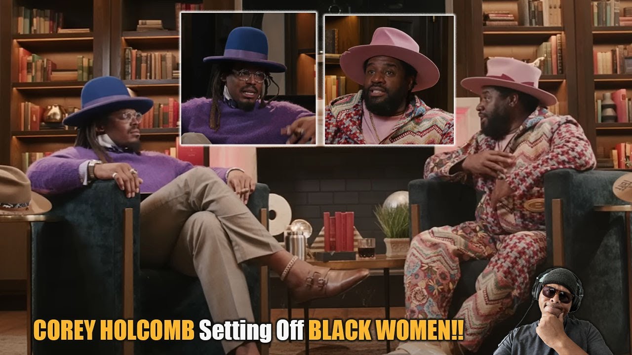 Corey Holcomb Set Off Black Women On Cam Newton's Podcast!! - YouTube
