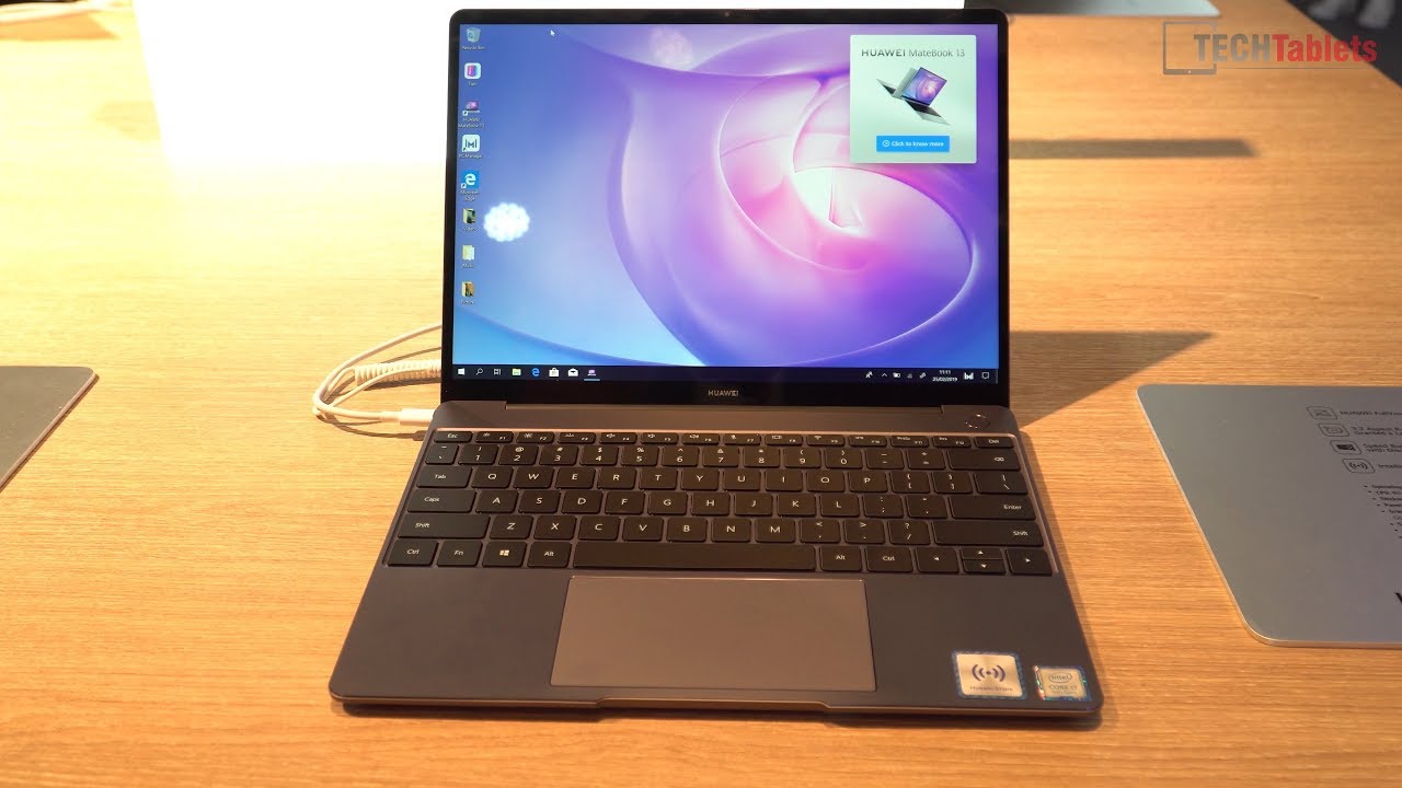 Huawei Matebook 13 Hands-On Quick First Look MWC19 - YouTube