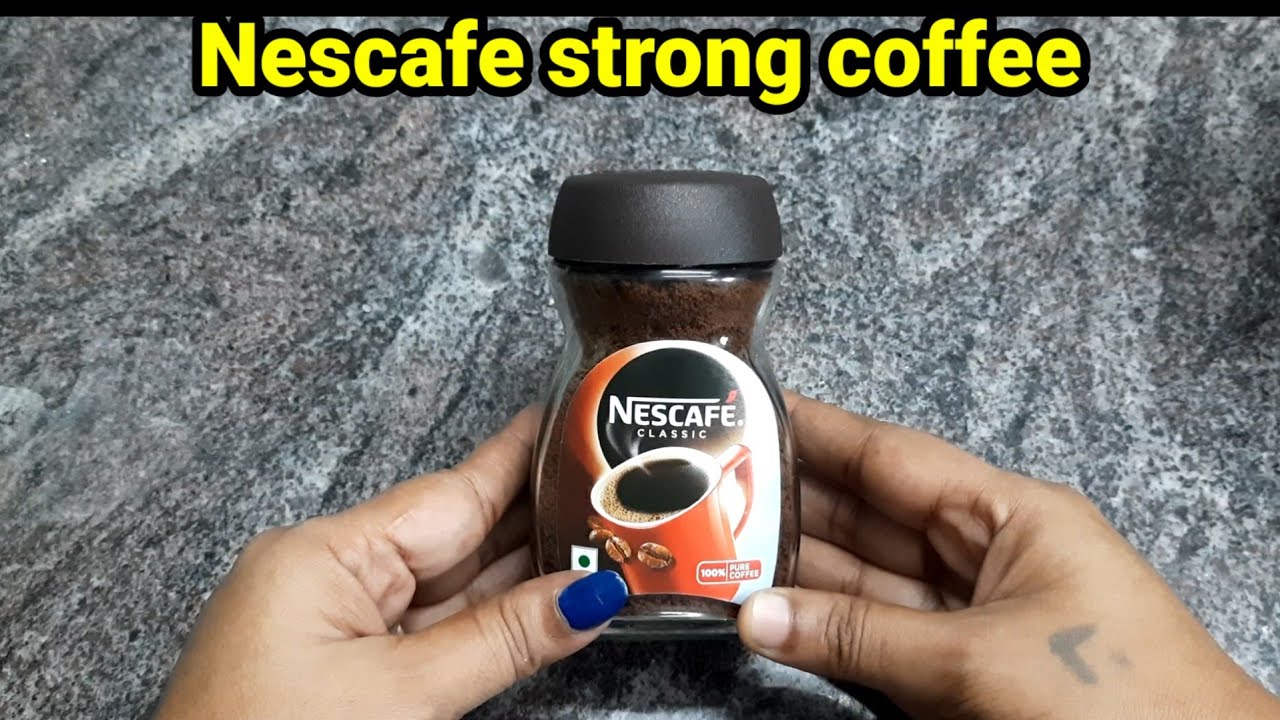Nescafe classic|Nescafe classic|strong coffee|instant coffee|coffee ...