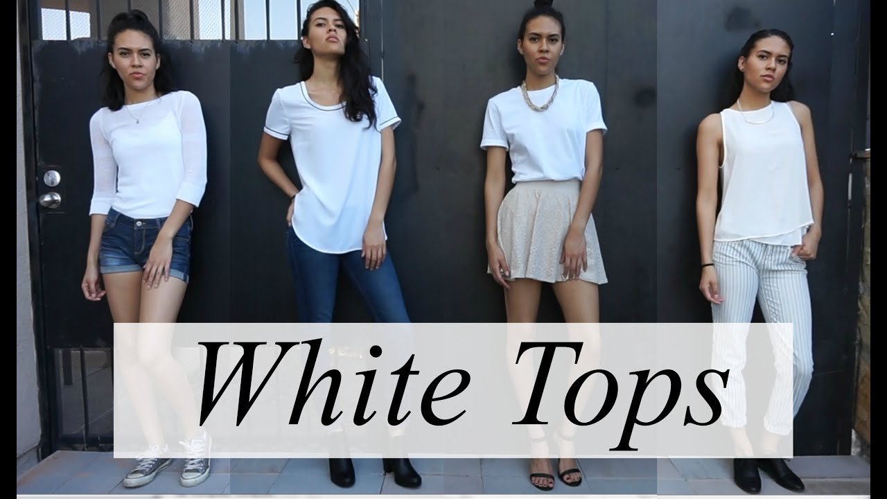 Styling: White Tops - YouTube