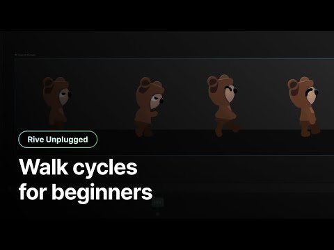 Learn the basics of creating different walk cycles with Rive