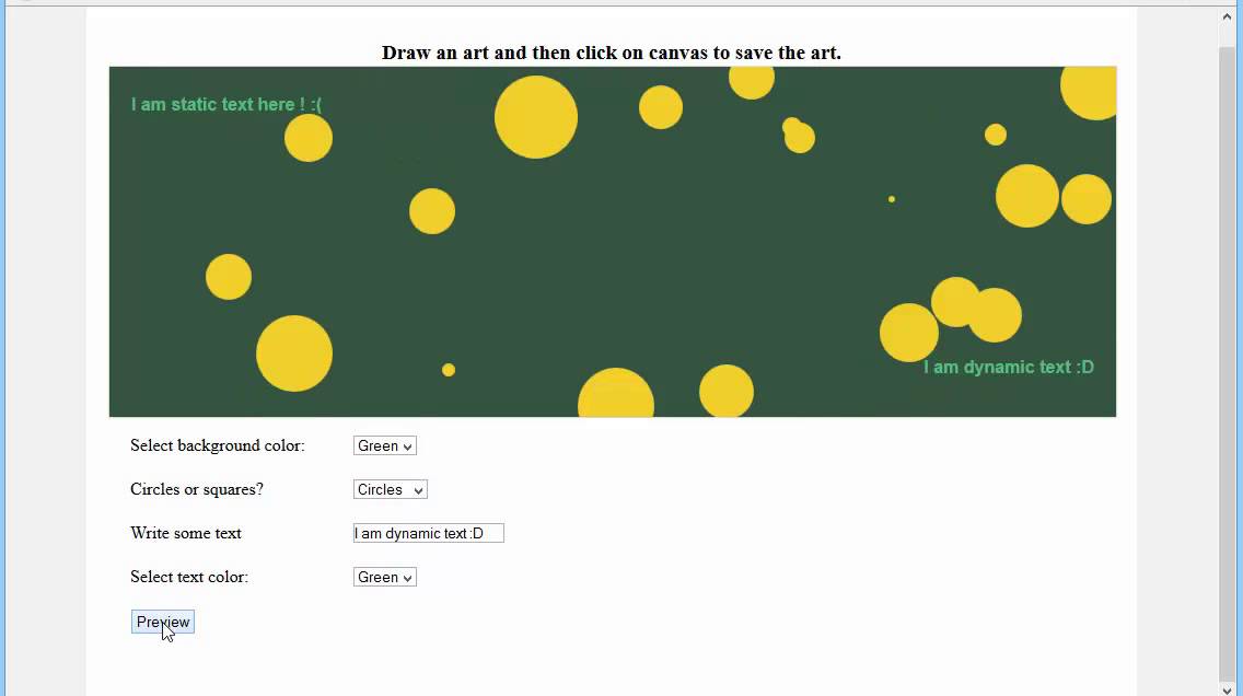 How to create a random art using Canvas HTML5 - YouTube