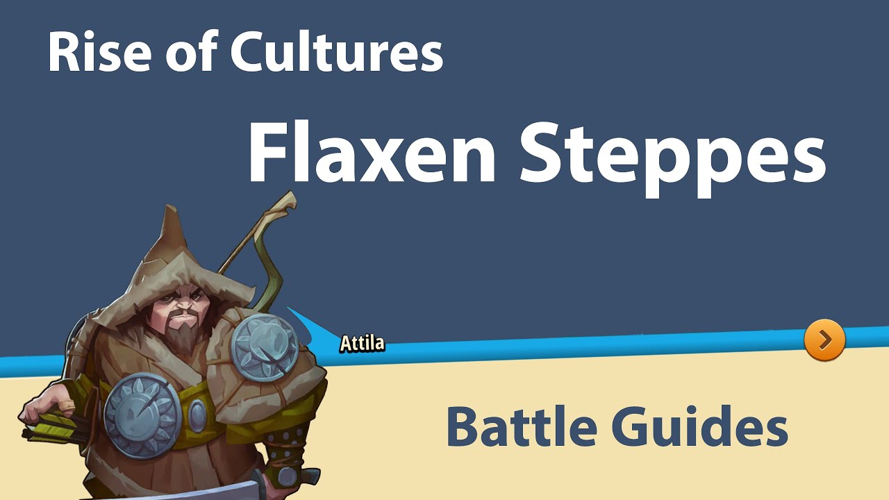 Rise of Cultures Flaxen Steppes Battle Map Early Rome - YouTube
