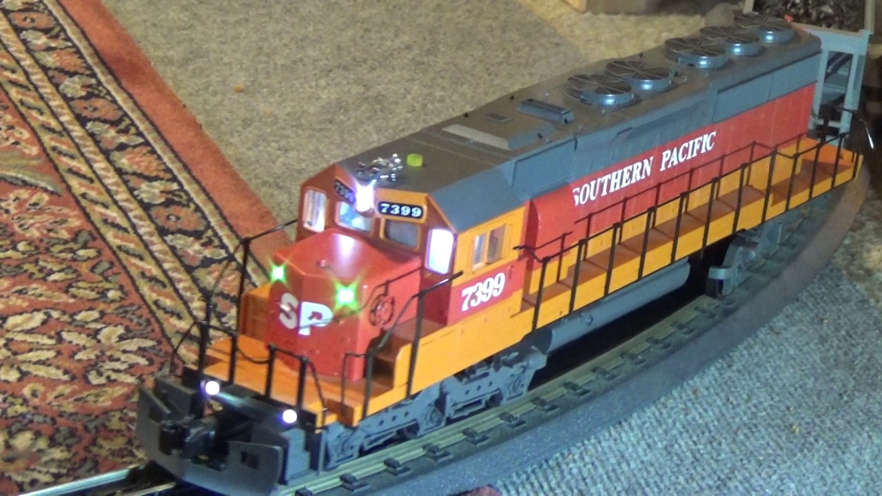 MTH Premier Southern Pacific SD40-2 PS.2 Upgrade with LED O Gauge 3 ...