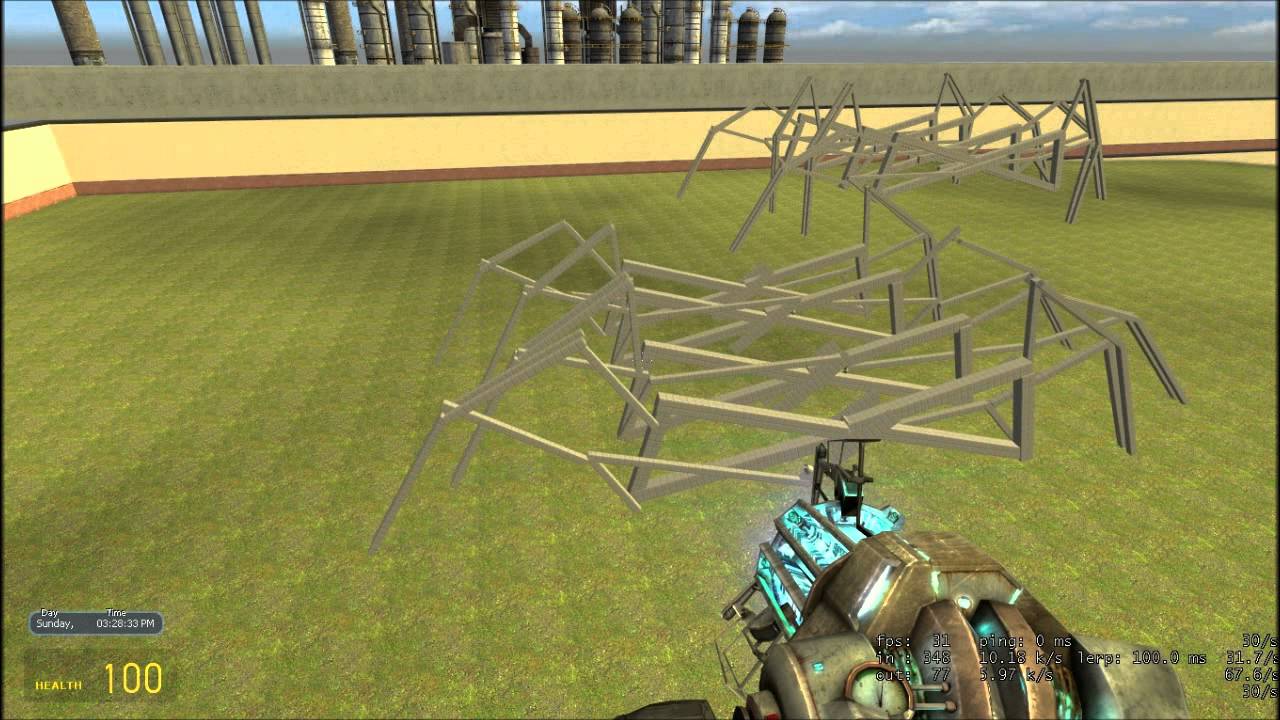 Garry's Mod Spider Mech - YouTube