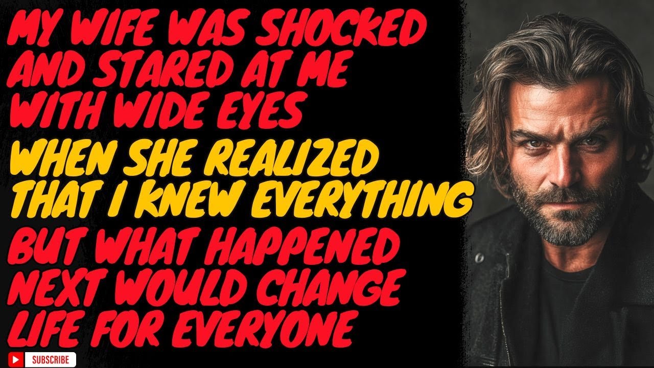 My Shocked Wife Froze In Horror, When She Realized I Knew Everything ...