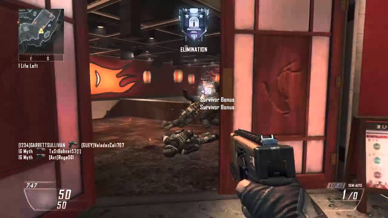 Triple Kill BO2 One in the Chamber - YouTube