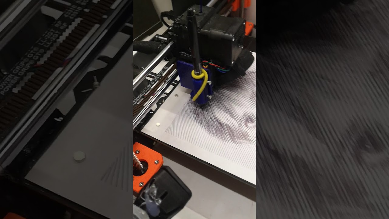 2d plotting from a 3d printer - YouTube