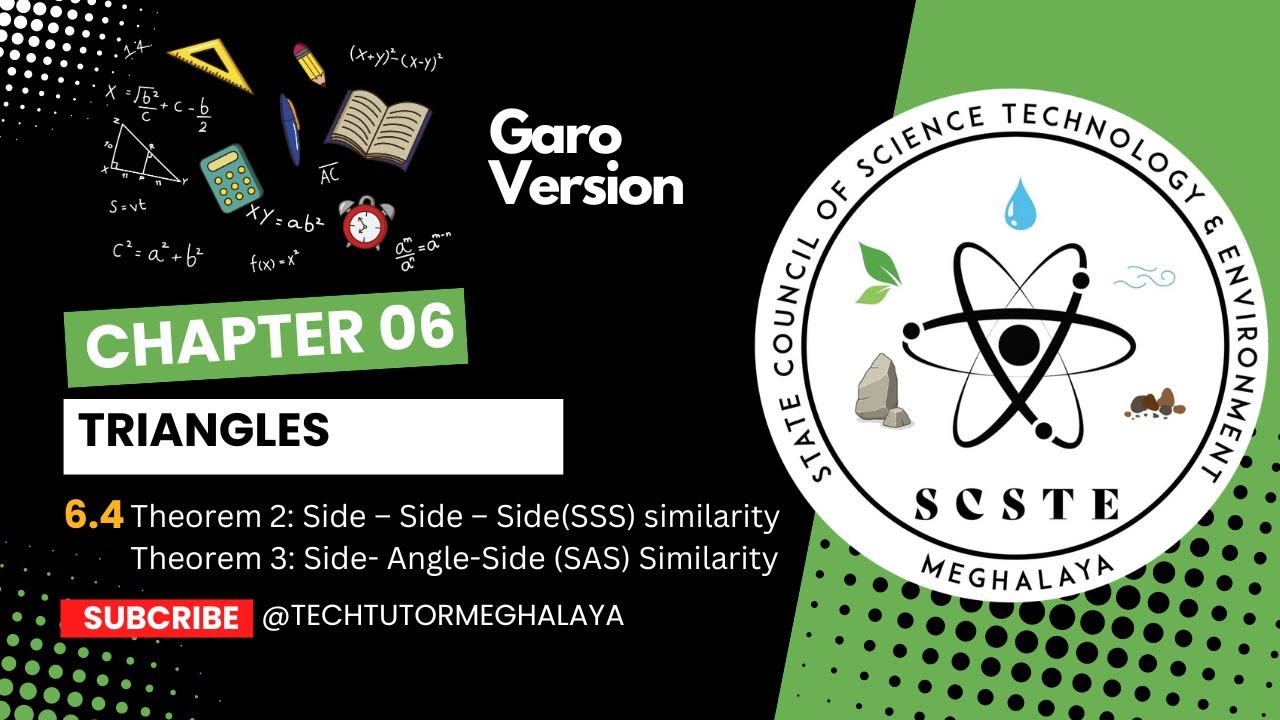 Math | 06 Chapter | Theorem 2 (SSS) | Theorem 3 (SAS) Similarity ...