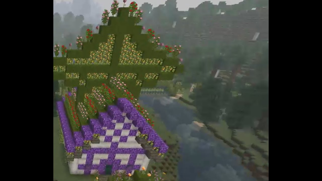 1.2K Day 5- (minecraft) how to build a mystical forest house using my ...