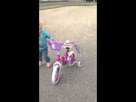 First time really riding her big girl bike!! 1.29.13