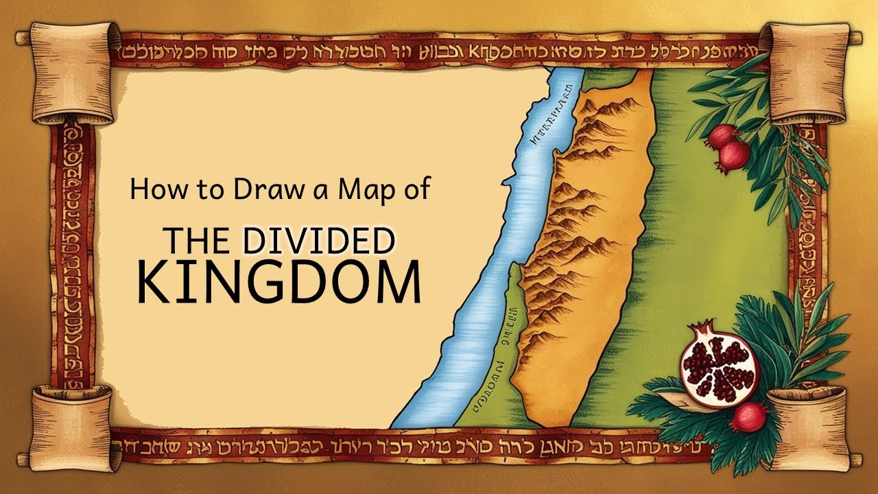 Map of the divided kingdom - YouTube