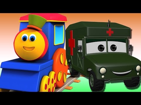 Боб, поезд | Визит в армейском лагере | Видео армейских автомобилей