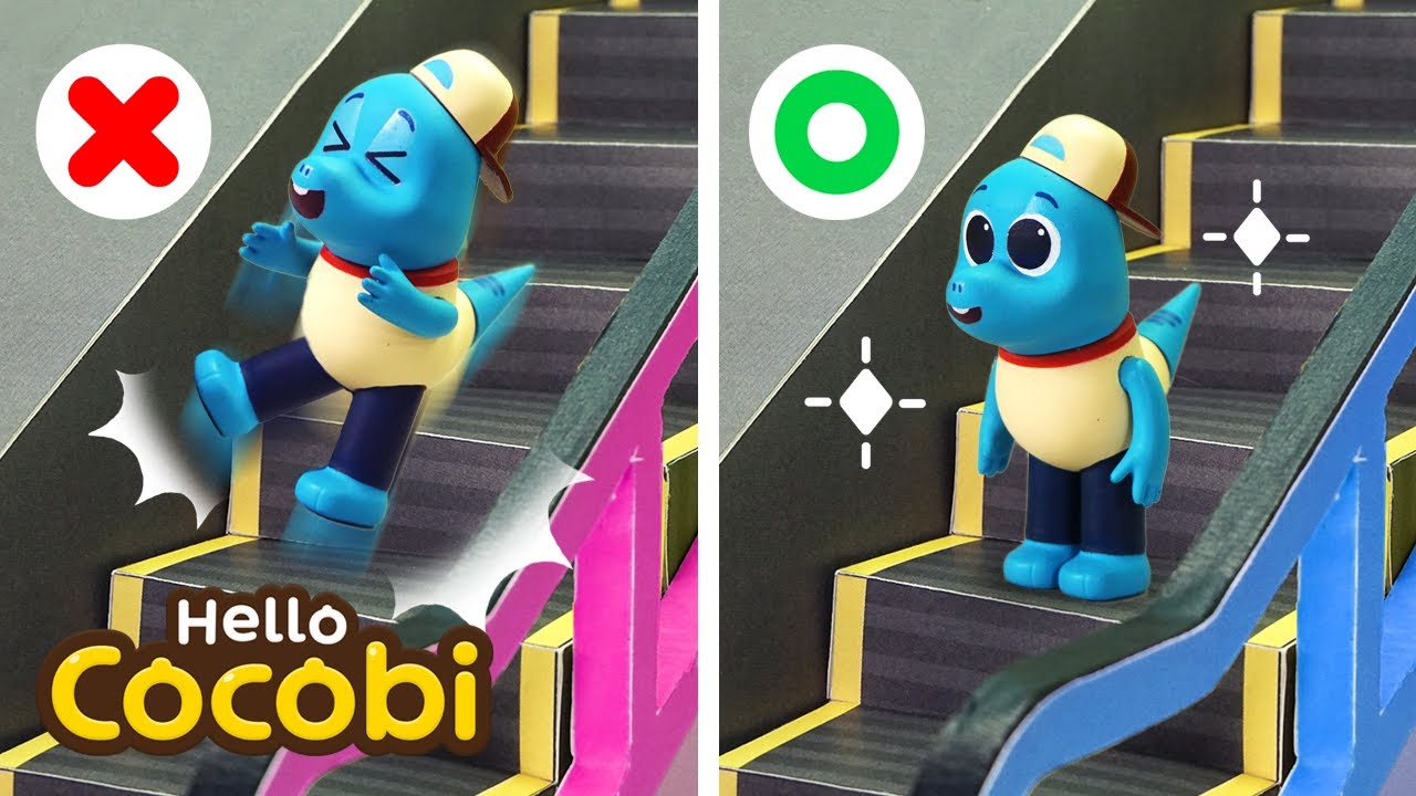 Don't Jump on the Escalator! Elevator Safety | Cocobi Doctor & Hospital ...