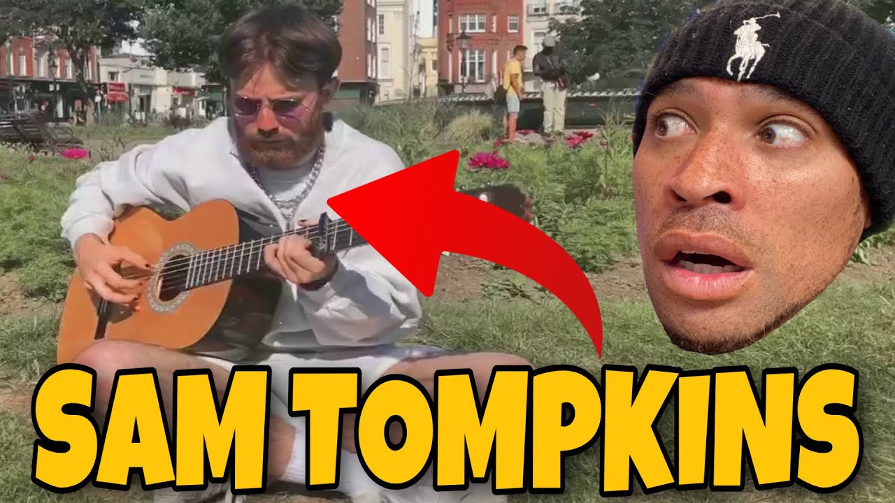 American Rapper 1st TIME reaction to Sam Tompkins BEATLES cover ...