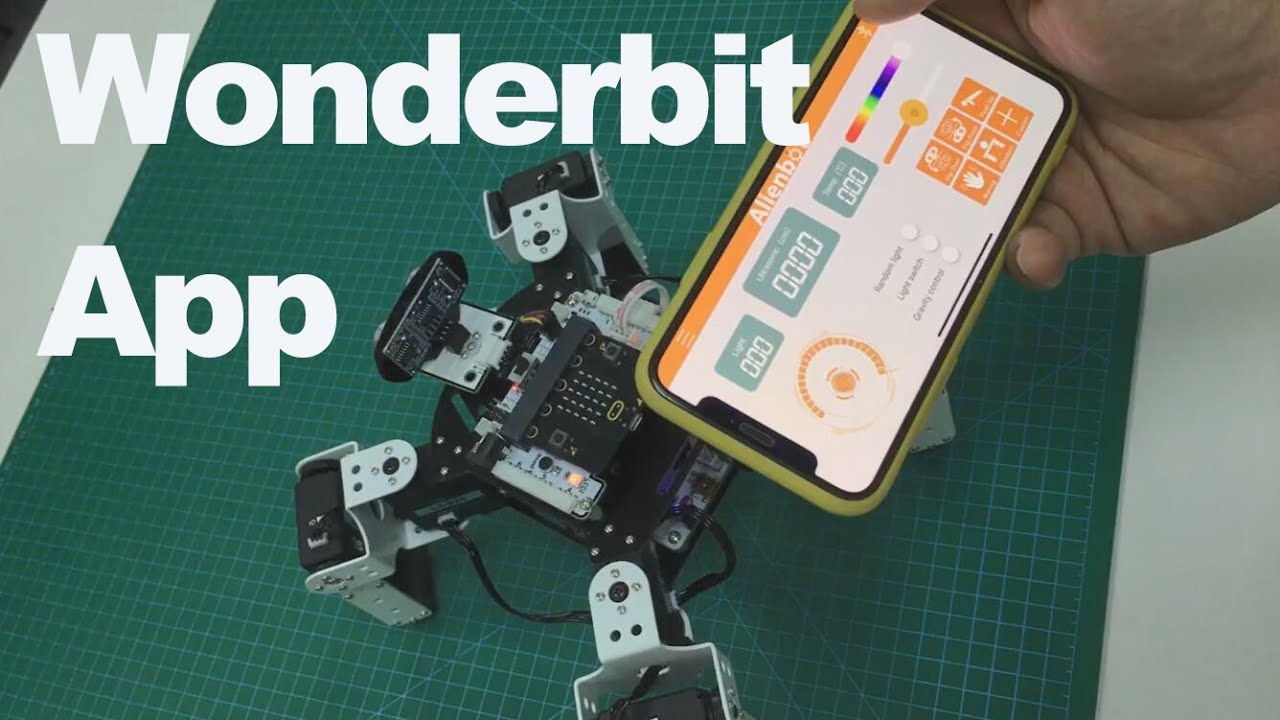 How to use Wonderbit APP to controll the Robotics by Hiwonder - YouTube