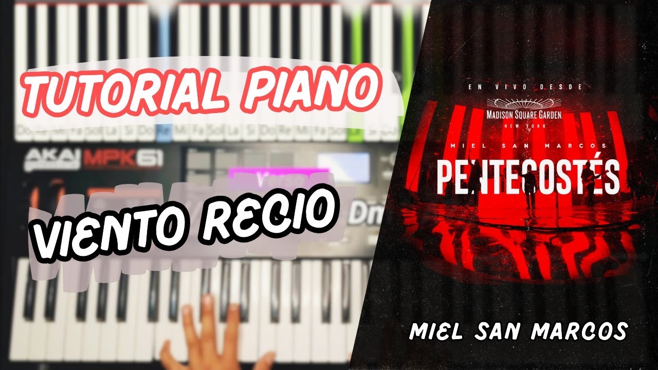 Viento Recio - Miel San Marcos | Tutorial Piano - YouTube