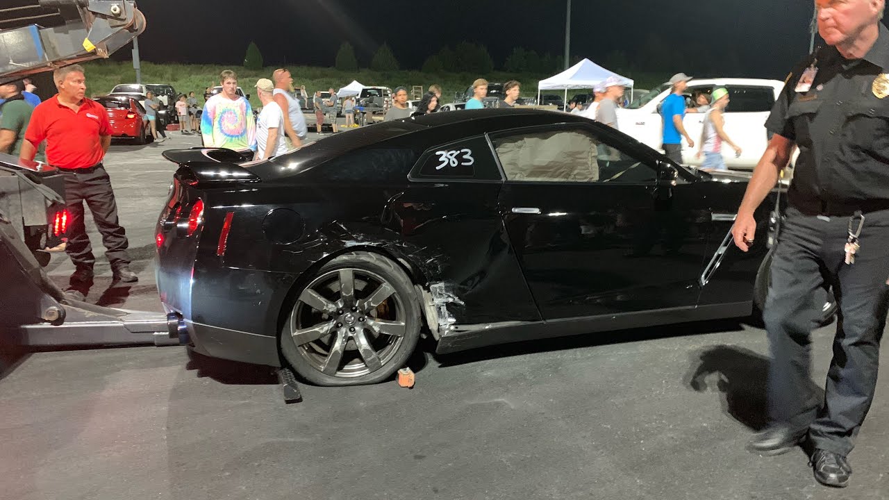 R35 GTR Skyline Crash!!!! - YouTube