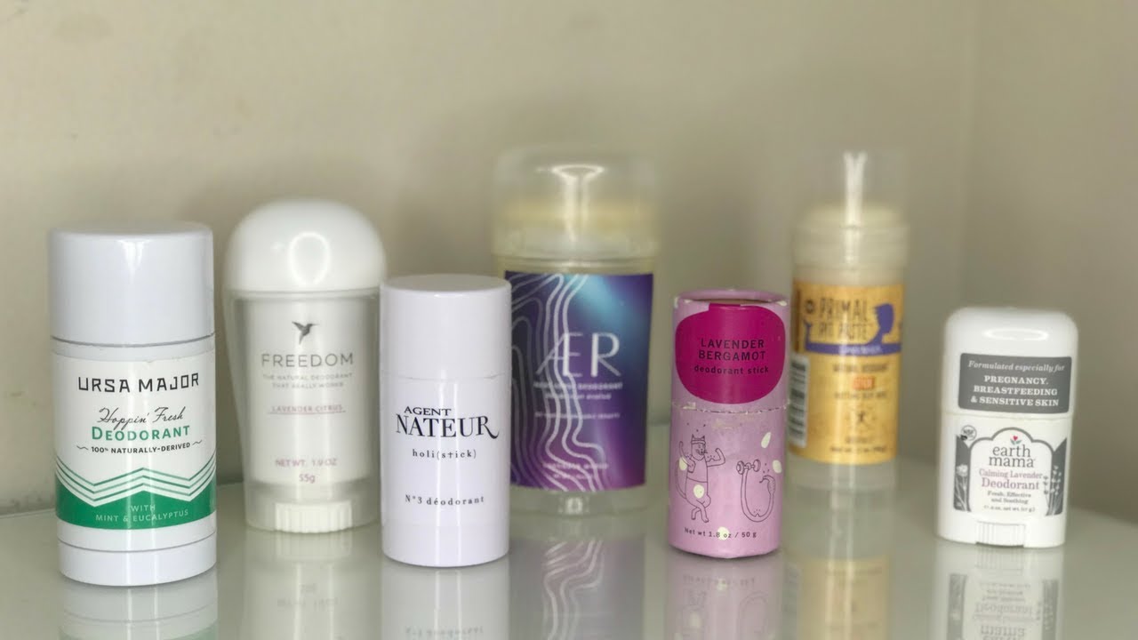 BEST, WORST and IN-BETWEEN NON-TOXIC DEODORANTS - YouTube