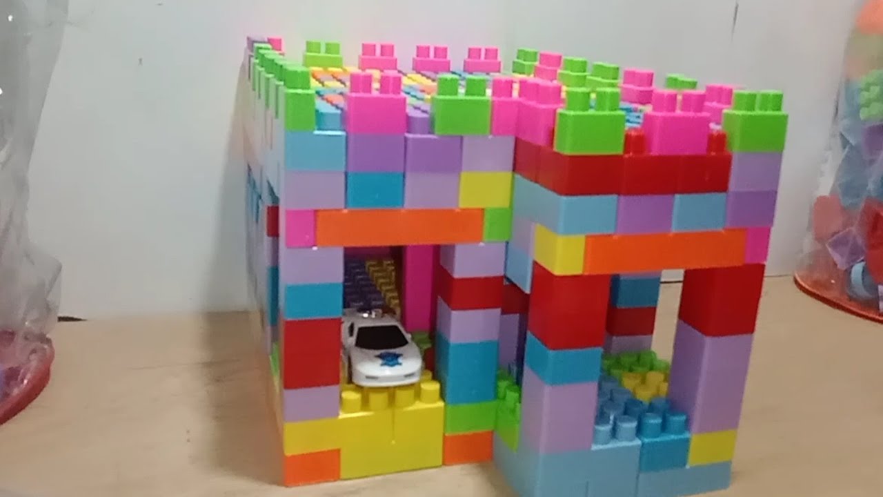 Membuat teras rumah dari mainan susun lego - YouTube