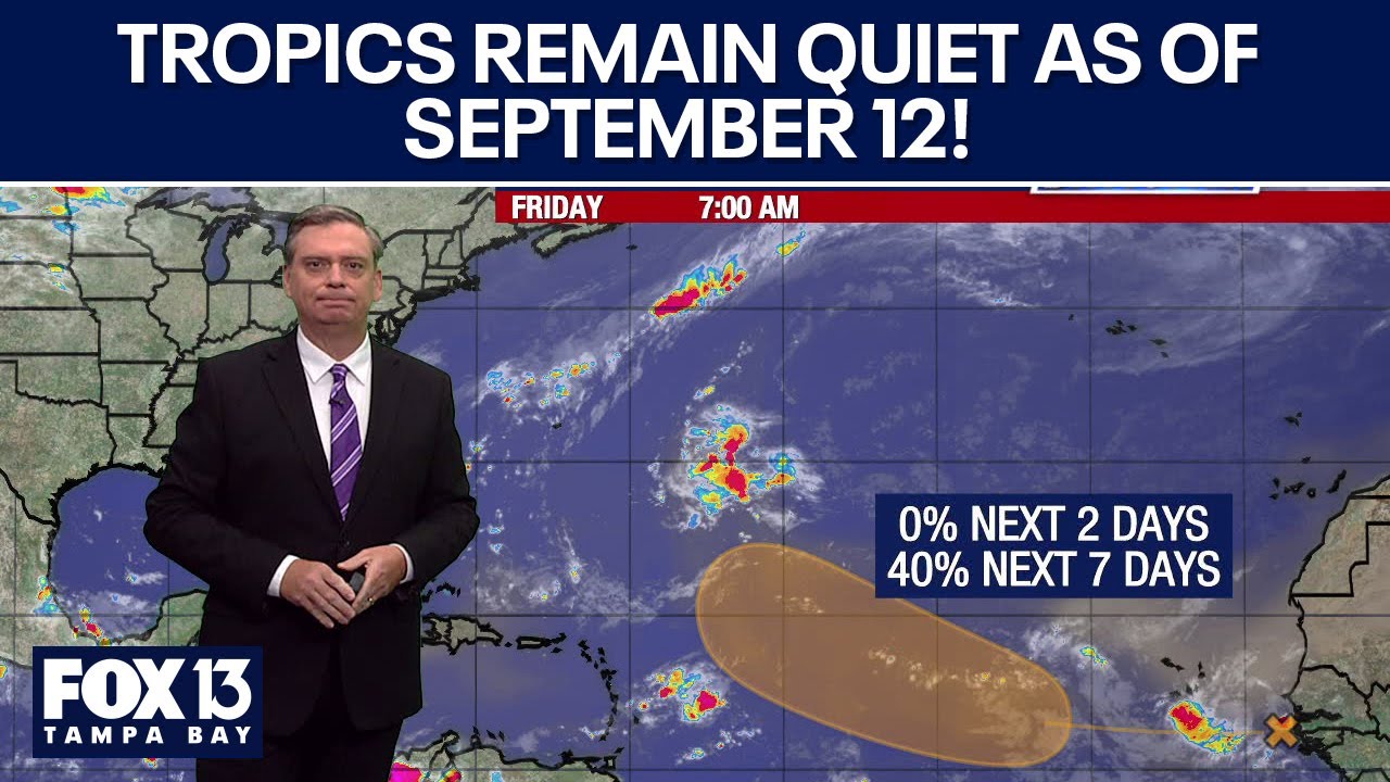 Tropics forecast heading into the weekend - YouTube