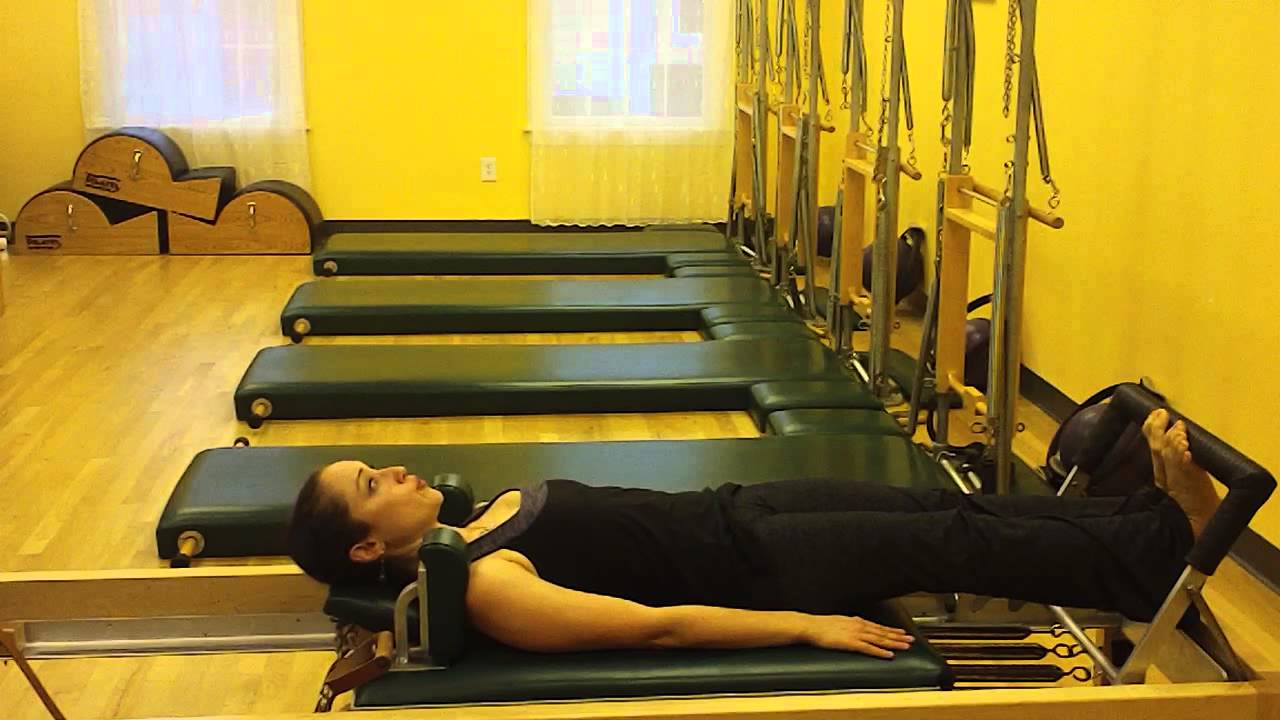 Tendon Stretch on the Reformer - YouTube