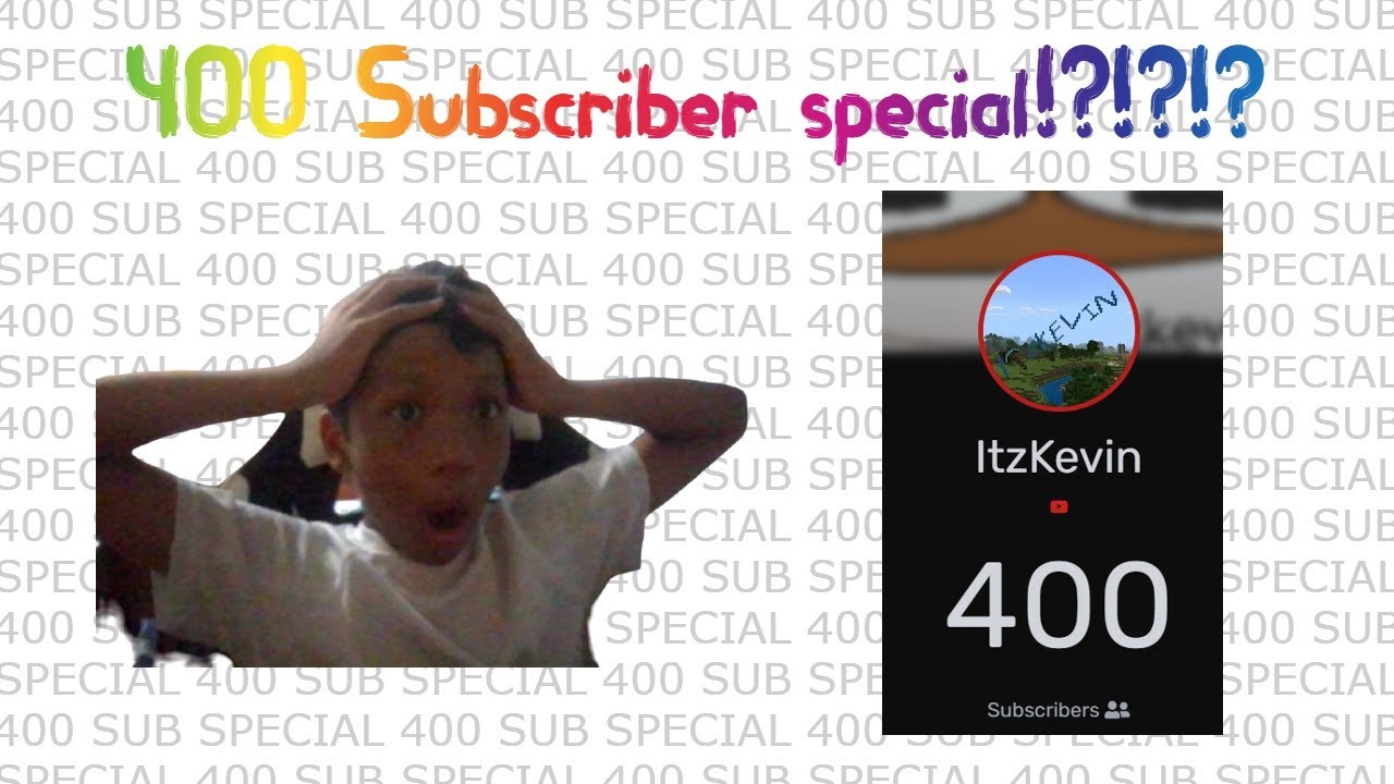 Im doing a 400 sub special! - YouTube