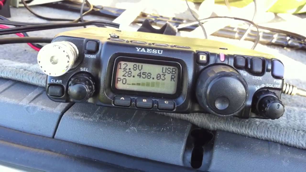 QRP YAESU FT-817 and YP-3 portable yagi. - YouTube