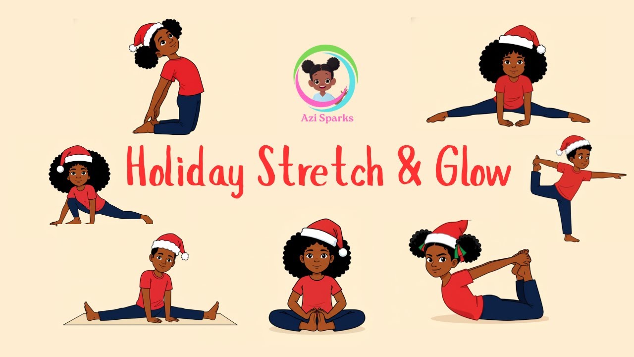 “Holiday Relax & Stretch Yoga Christmas Flow with Azi Sparks - YouTube