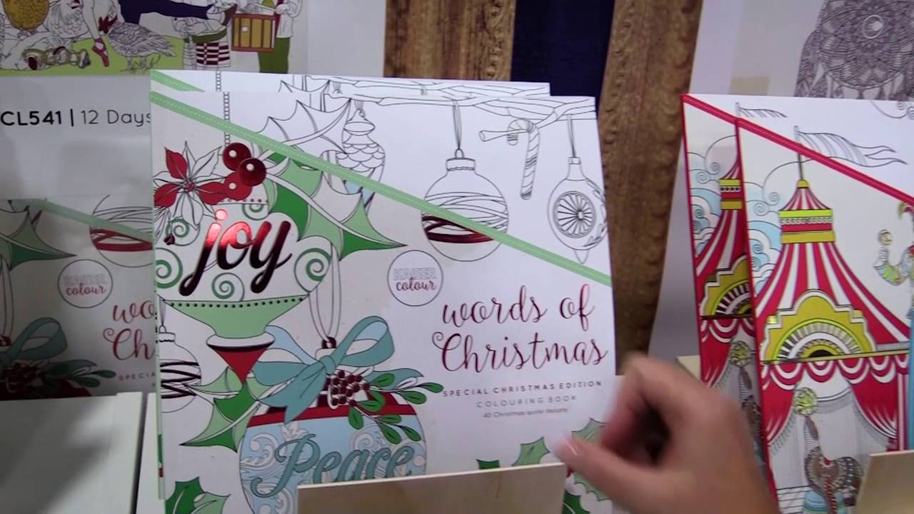 Kaisercraft - New Pens and Coloring Books - SPC Summer 2016 - YouTube