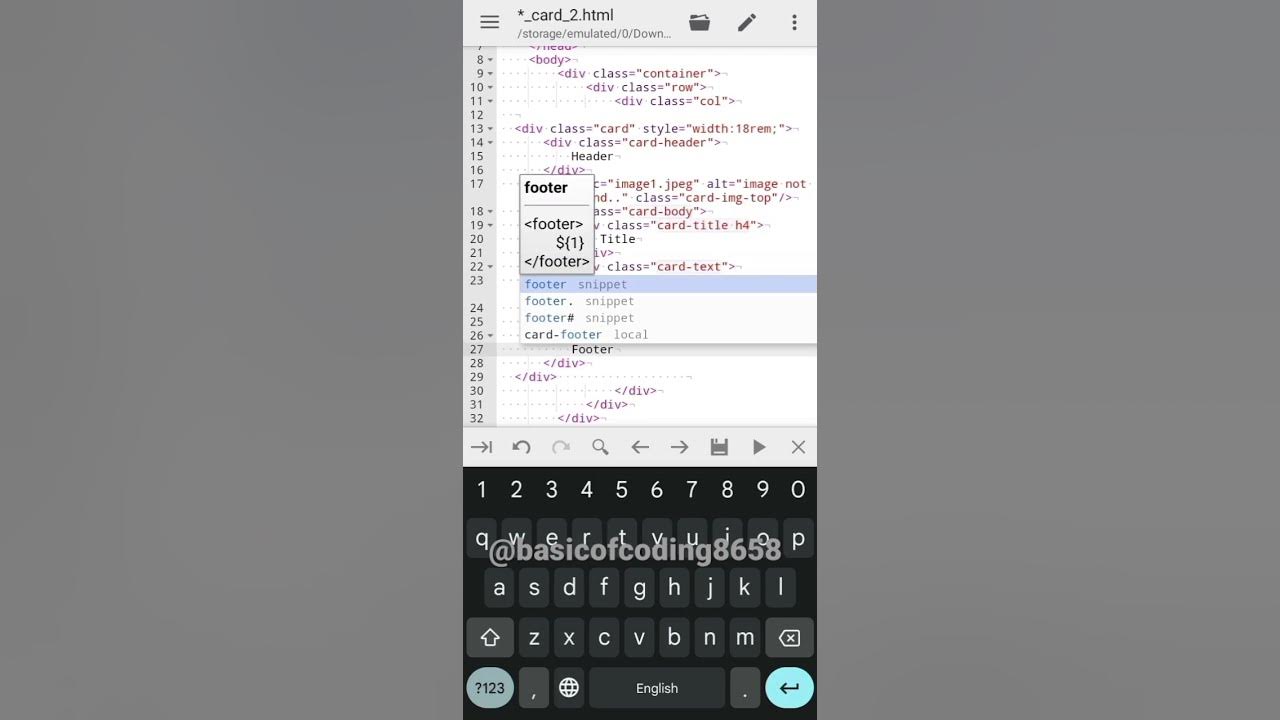 2 Bootstrap Card Classes॥ Bootstrap 5 Card Coding Bootstrap Basicofcoding Bootstraptutorial
