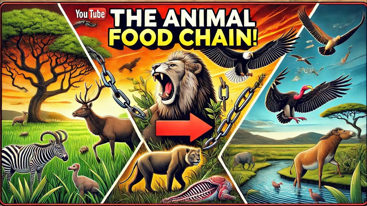 The Animal Food Chain Explained: From Plants to Apex Predators! - YouTube