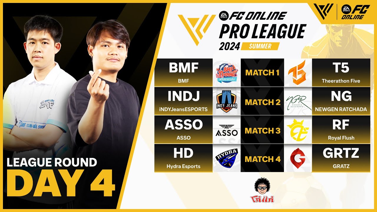 🔴LIVE Pro League Summer 2024 League Round DAY 4 | FC Online Thailand ...