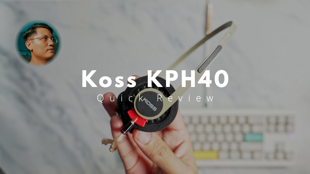 Headphone Openback Kecil Vintage - Koss KPH40 - YouTube