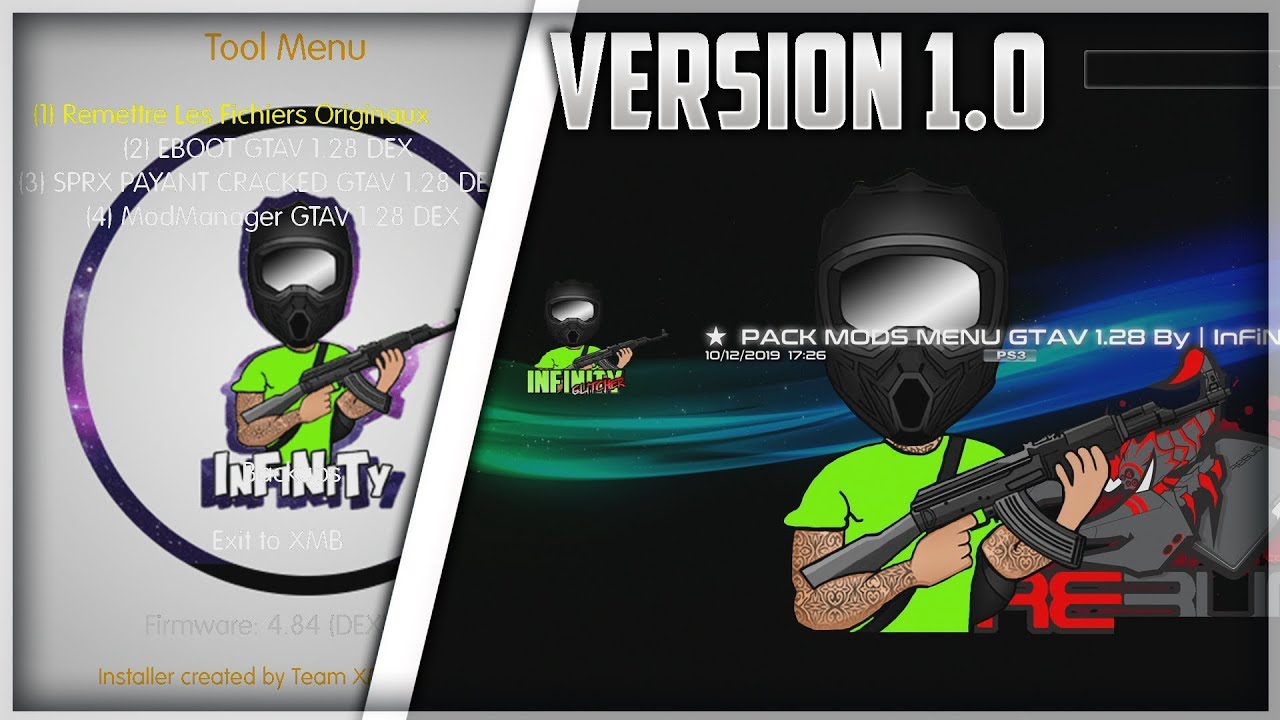 [PS3/DEX] MON PREMIER MOD MENU V1.0 .PKG GTA V 1.28 ! + Download Free ...