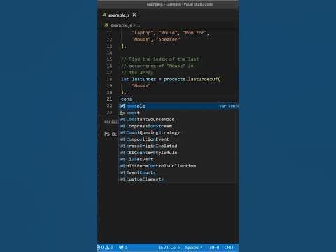 How to Use lastIndexOf() in JavaScript - YouTube