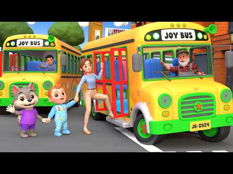 The Wheels on The Bus Song | Colorful Bus | ZuZoo Nursery Rhymes & Kids Songs