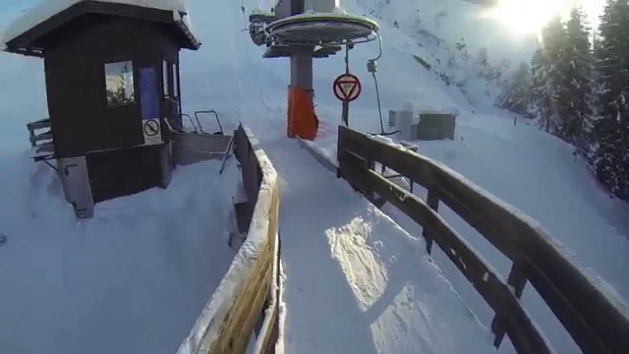 Schlepplift Hochalm in Scheffau (Ski Welt) - YouTube