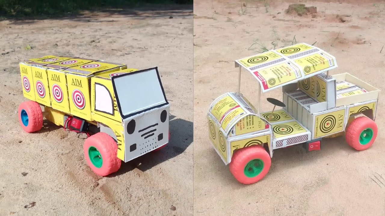 2 Amazing DIY TOYS | Matchbox Truck | Matchbox Tourist Car | Diy DC ...