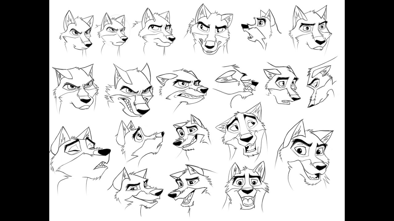 Balto from Universal Picture's Balto 02 - Studying Facial Expression ...