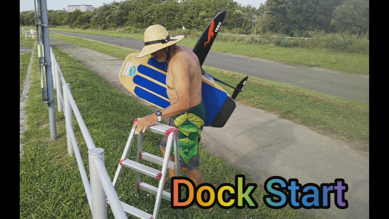 Dock start foil pumping【UTB】2023.7/4 team under the bridge 淀川ぴょ〜んぴょん - YouTube