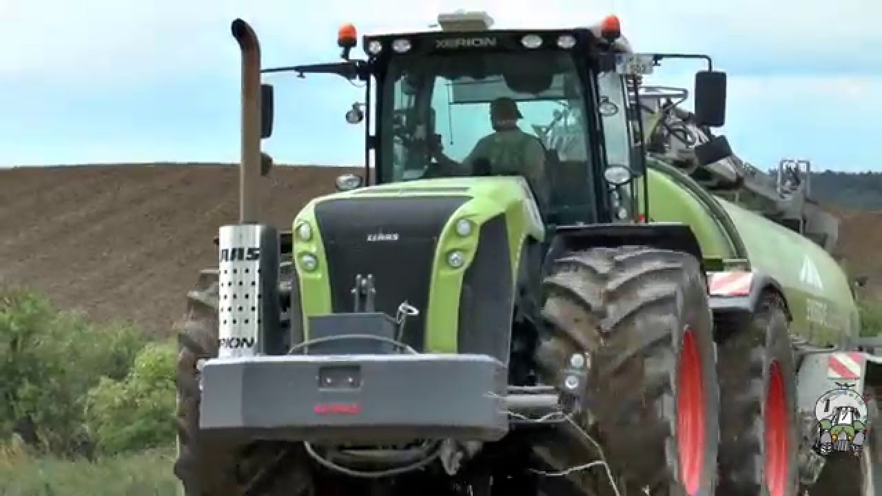Claas Xerion 5000 mit Kotte Schwanenhals und 2x Fendt 936 / Mit SOUND ...