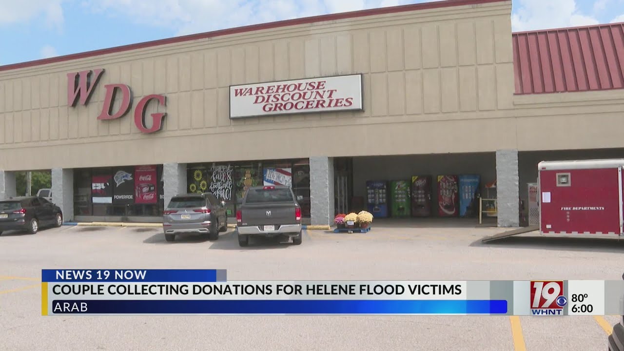 Couple from Arab Helping Hurricane Helene Victims Through Donations ...
