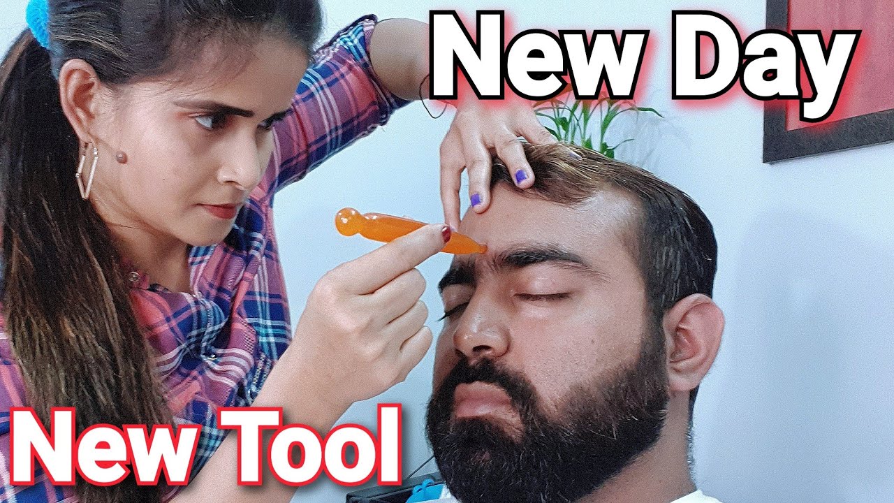 ASMR Head Massage | Reiki Massage - Face Acupressure by Asmr Queen ...