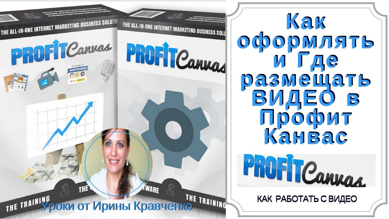 Как создать и оформить видео в Profit Canvas профит канвас - YouTube