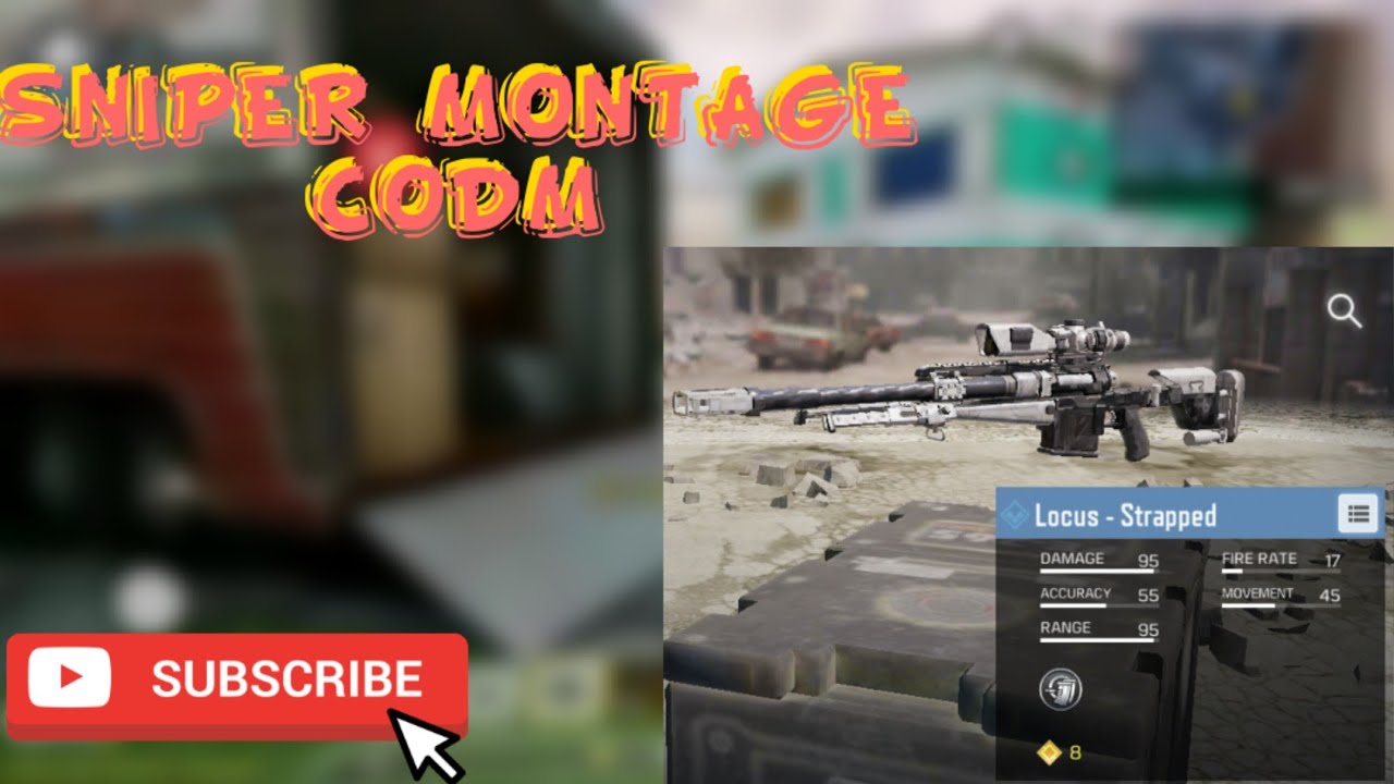 SNIPER MONTAGE CODM LOCUS STRAPPED | - YouTube