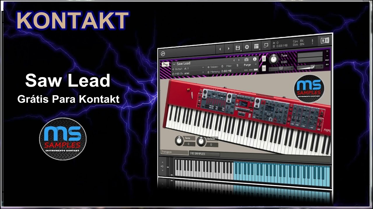 Saw Lead Grátis Para Kontakt - YouTube